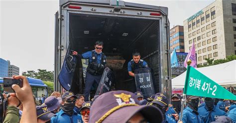 오마이포토 농민시위에 등장한 트로이 목마 작전