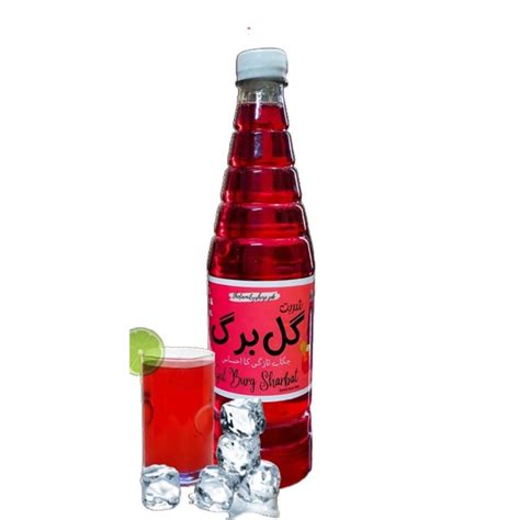 Homemade Sharbat E Gul Burg Laal Sharbat 1 Litr Daraz Pk