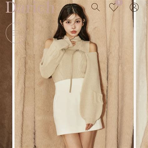 Ddケーブルニットアンサンブル トップス