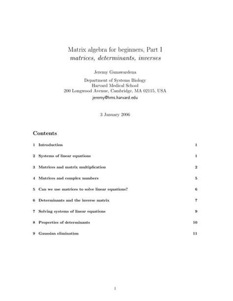 matrices 1 pdf