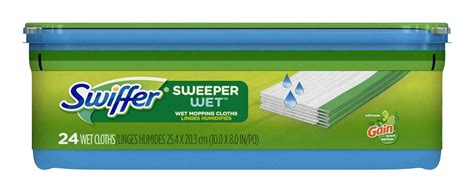 Swiffer Sweeper Wet Mopping Cloth Refills With Gain Original Scent 24