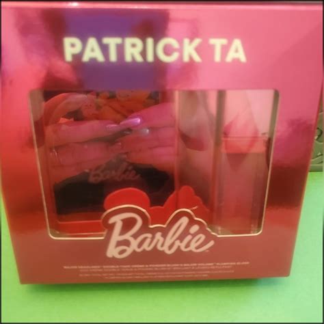 Patrick Ta Makeup Patrick Ta X Barbie Blush Duo And Lip Plumper Set Limited Edition Poshmark