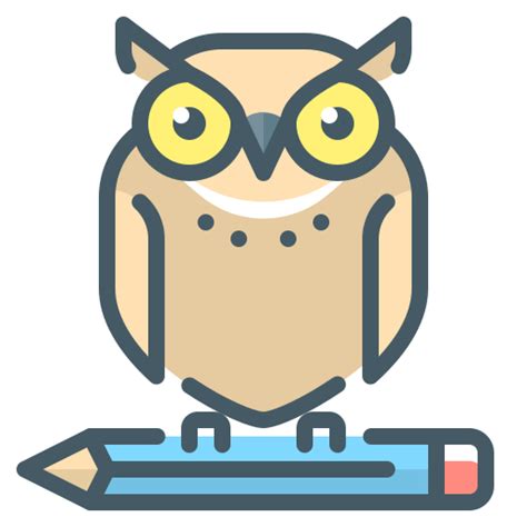 Owl Pencil Clip Art