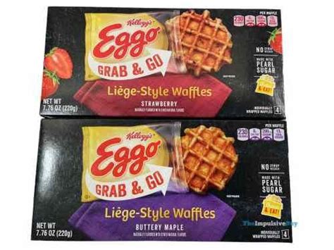 Eggo Grab And Go Liege Style Waffles Review