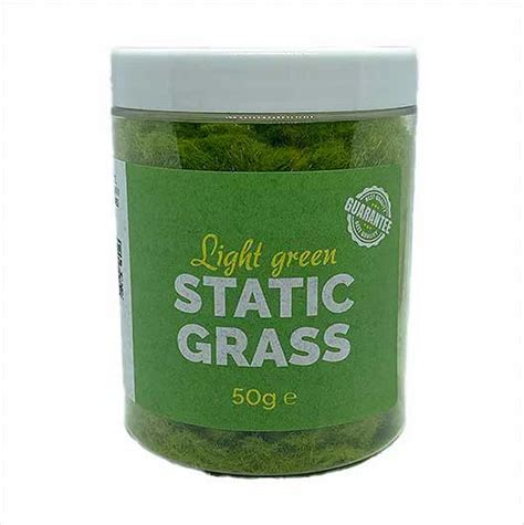 Oo Scale Static Grass 50g Tub Light And Dark Green — Model Railway Scenes