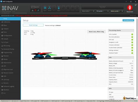 How To Setup Inav On An Fpv Drone Converting From Betaflight Oscar Liang