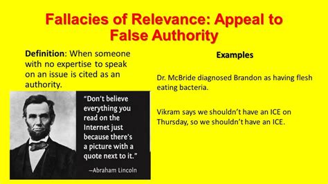 Examples Of False Authority Wamiess