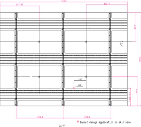 Low Velocity Impact Location For Laminated Composite Stiffened Panel