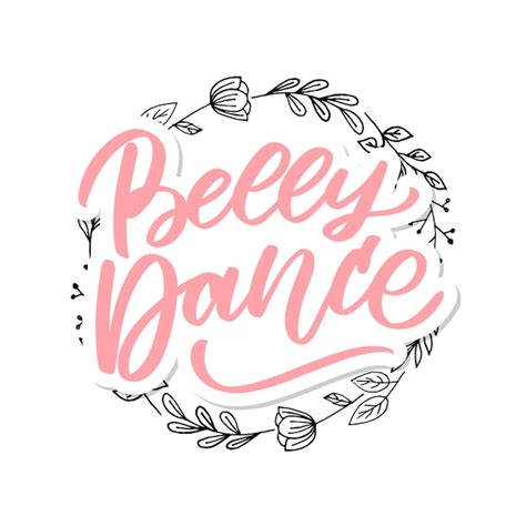 Premium Vector Letter Belly Dance Lettering Composition For Your Logo