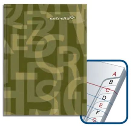 Libreta Estrella 1 4 Francesa Raya C Indice 96 Hjs Mervins