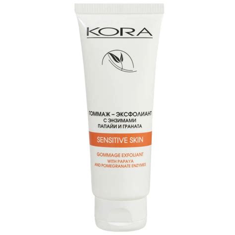 Вопросы и ответы о Гоммаж-эксфолиант КОРА "Sensitive Skin", с энзимами ...