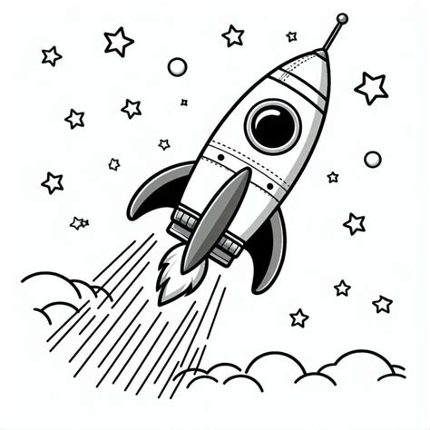 23 로켓 색칠공부 고유한 인쇄 가능 Pdf 무료