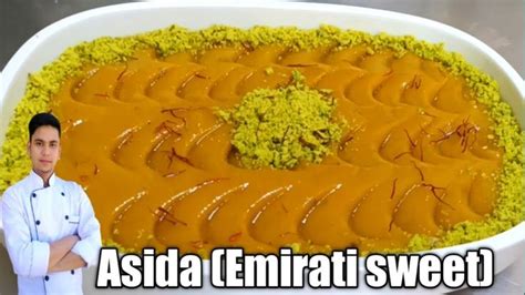 Asida Emirati Sweet Asida Arabic Dessert Aseeda Mal Bobbar Arabic