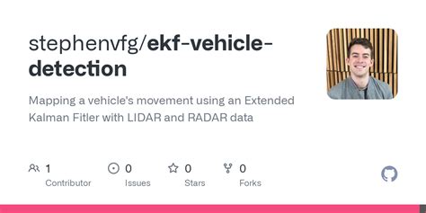 github stephenvfg ekf vehicle detection mapping a vehicle s movement