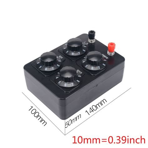 0 9999 Ohm Simple Resistance Box Precision Variabl Vicedeal