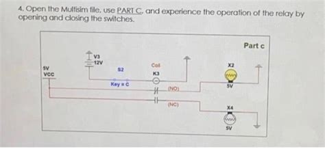 Solved 4 Open The Multisim File Use Part C And Experience