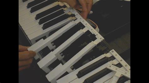 How To Replace Broken Keys On Casio Wk 500 Keyboard Youtube