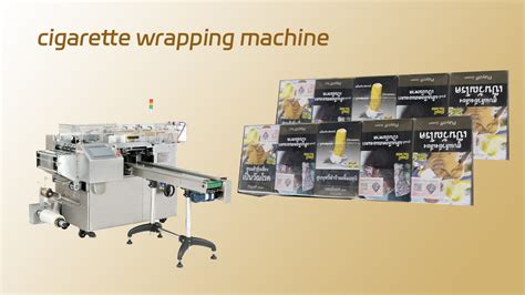 Automatic Tobacco Cellophane Wrapping Machine Ship To Thailand Wanbon