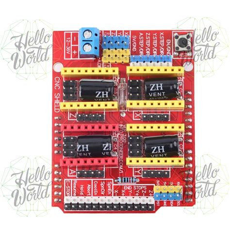 Cnc Shield V3 Para Arduino Uno Hello World Electronics