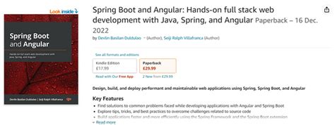 Free Review Copies Of Spring Boot And Angular Book Rspringboot