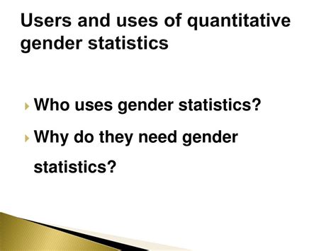 PPT GENDER QUANTITATIVE TRACK PowerPoint Presentation Free Download ID