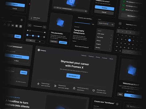 Frames X—ui Kit And Design Handbook For Figma By Bunin Dmitriy On Dribbble