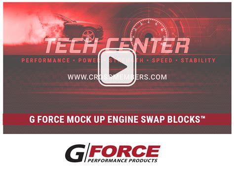 Mock Up Block G Force Swap Block Short Videos — G Force Performance Products