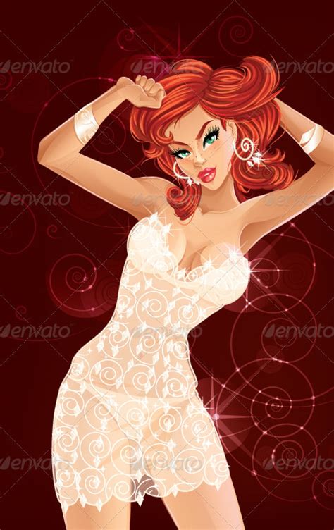 Redhead Dancing Vectors Graphicriver