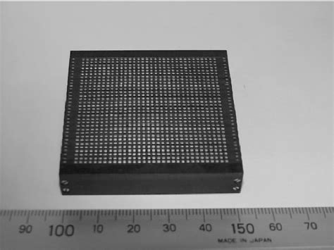 Figure 2 From Large Area Gamma Ray Imaging Detector Based On High Resolution Cdte Diode