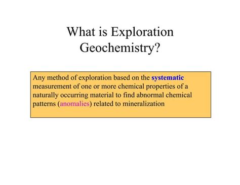 Geochemical Cycle And Mobility Of Elements Pptx