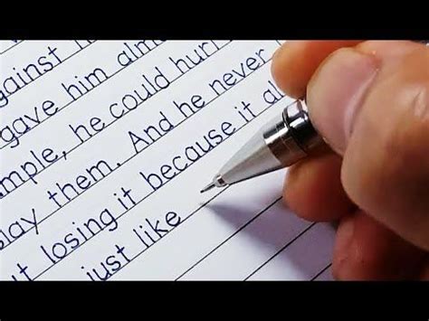 Neat and Clean, Beautiful PRINT Handwriting Style | Calligraphy | THOR - YouTube | Print ...