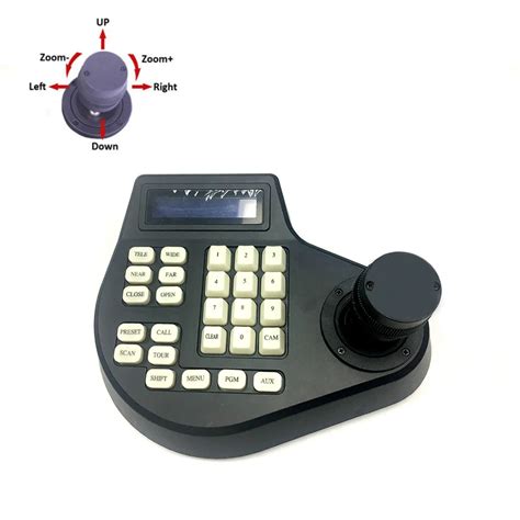 3 Axis Dimension Joystick Cctv Keyboard Controller For Ptz Speed Dome Camera In Cctv Control
