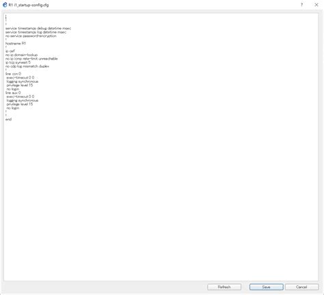 Edit Startup Config Directly How To Use GNS3 N Study