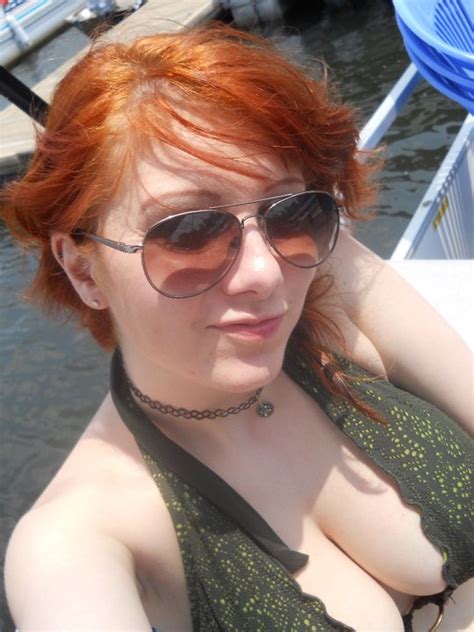 Busty Redhead Porn Pic