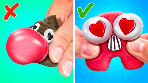 Rich Vs Poor Fidgets ️💩 How To Make Free Diy Fidgets Out Of Trash Youtube