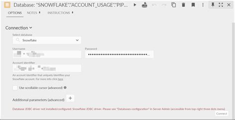 Connect To Snowflake Setup Jdbc Driver Omniscope Help Center