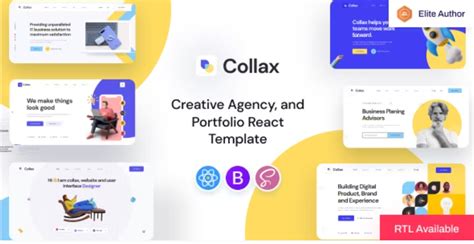 Collax Creative Agency React Next Js Template Download