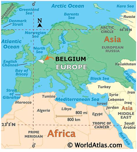 Belgium Maps And Facts World Atlas