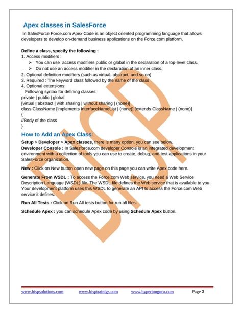 Apex Code Fundamentals Pdf Web Development Internet