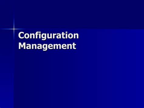 Software Configuration Management Pptx