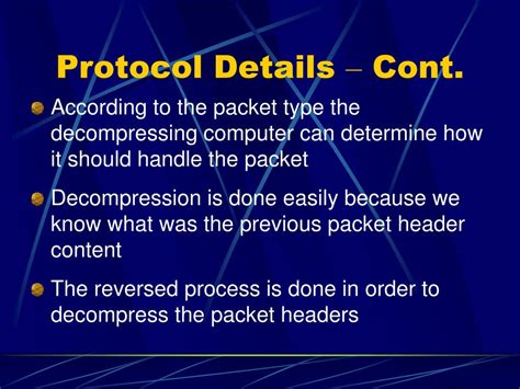 PPT TCP IP Header Compression For Satellite Environment PowerPoint Presentation ID
