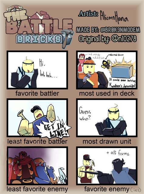 The Battle Bricks Template Thing By Br0k3nmodem By Alicornhana