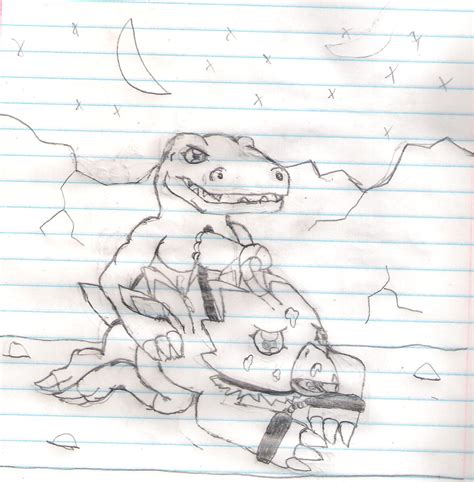 Rule 34 1boy 1other Agumon Ambiguous Gender Anthro Biyomon Digimon