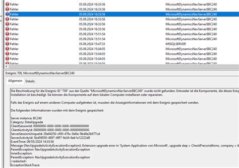Error Upgrading From BC To BC Mibuso Com