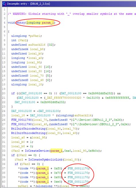 Windows Kernel Driver Static Reverse Using IDA And GHIDRA Vegvisir