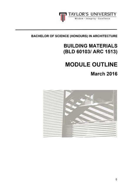 Module Outline Bm Pdf Educational Assessment Education