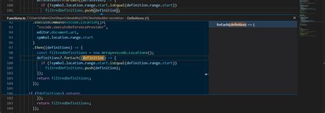 Visual Studio Code How To Open Peek Window In Vscode From A Program Stack Overflow