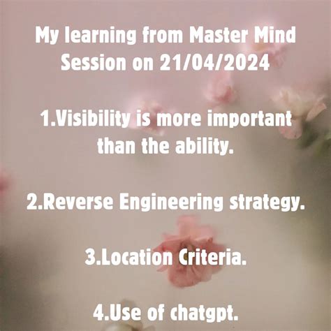 Swetha K On Linkedin Learning From Master Mind Session Umesh Yadav