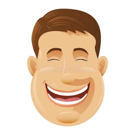 Man Laughing Vector Illustration Decorative Design Stock Vector Illustration Of Guffaw