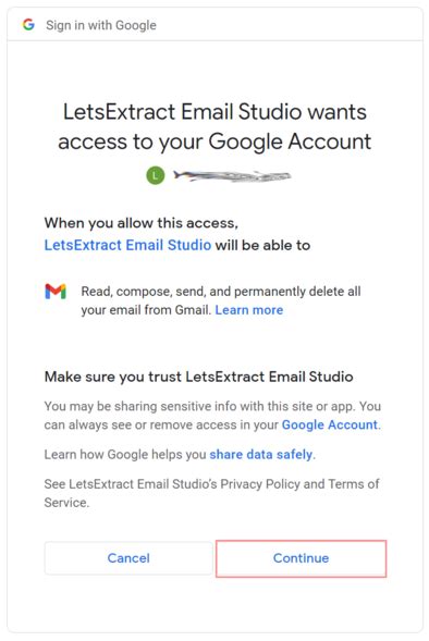 LetsExtract User Manual Mailbox Search